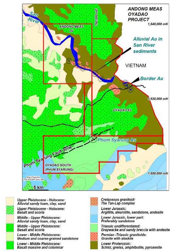 Angkor Gold Corp. agrees to acquire Andong Meas concession and to ...