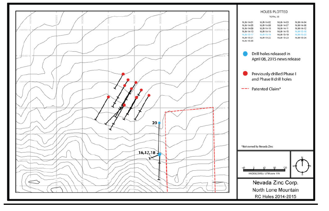 Nevada Zinc Intersects Near Surface High Grade Zinc Mineralization